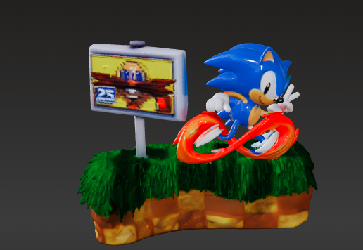 STL file CLASSIC SONIC META 🌆 ・3D printing model to download・Cults