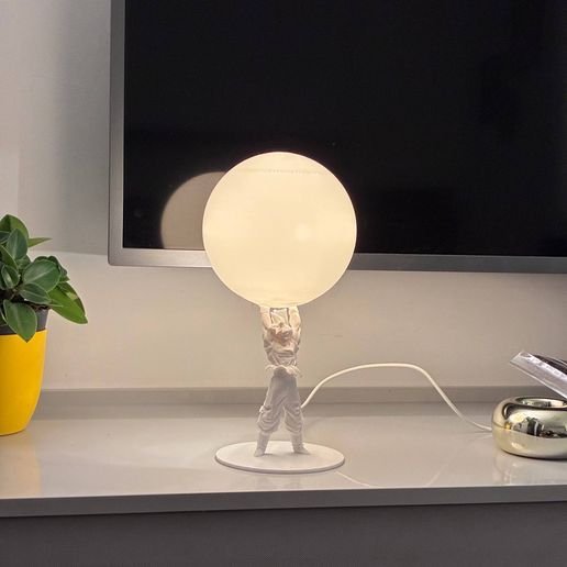 🐉 Goku Dragon Ball Genkidama Lamp – E14 Socket・ STL File for 3D ...