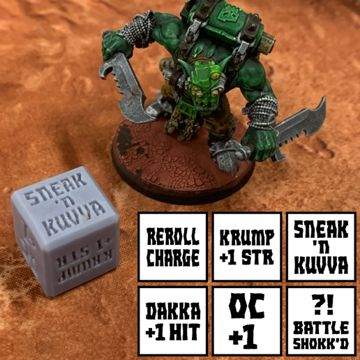 🎲 Orks Taktiks Indicator Token Counter Marker 18mm for Taktikal Brigade ...