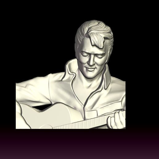 🎨 Elvis Portrait Relief・ STL File for 3D printing and CNC machining ...