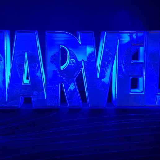 📦 Marvel Lithophane Box・Free STL File for 3D printing・Cults