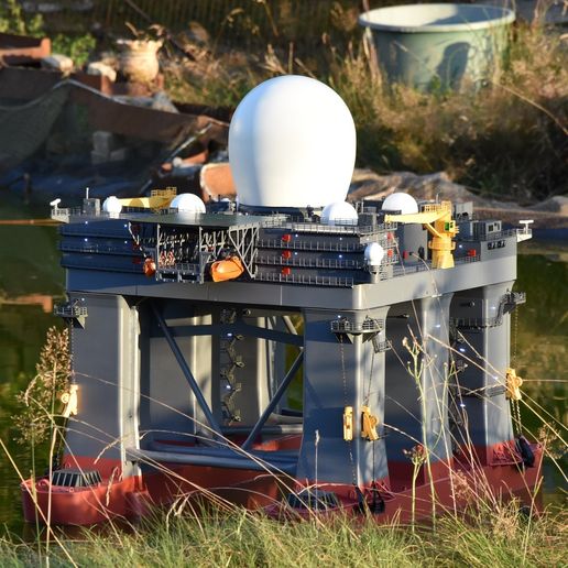 👽 Sea-Based X-Band Radar・ 3D File for 3D printing・Cults