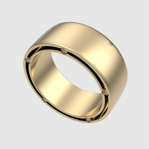 3D file Modern Geometric Band 3D print 💍 ・3D printer design to download ...