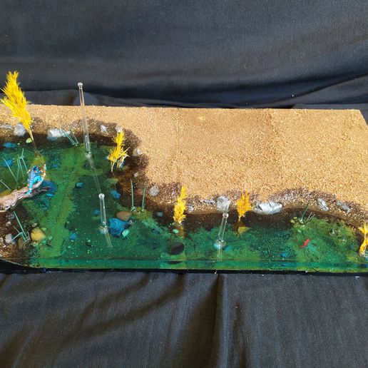 🎲 Pack of modular river tile・Free STL File for ・Cults