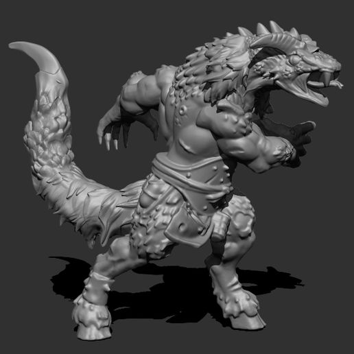 🐐 Serpent fellbeasts・Free STL File for 3D printing・Cults