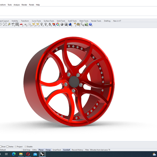 STL file Wheels Forgiato S216 1/18・3D print design to download・Cults