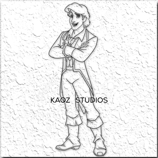 prince eric coloring