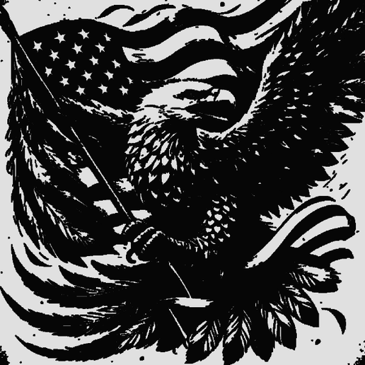 🦅 Majestic American Eagle A Stunning Illuminated Décor Piece!・Free 3D ...