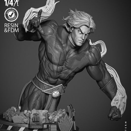 3D file WICKED MARVEL ADAM WARLOCK BUST : TESTED AND READY FOR 3D ...