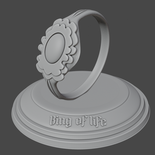STL file 💍 Ring of Life💍 Dark Souls ・3D printer model to download・Cults