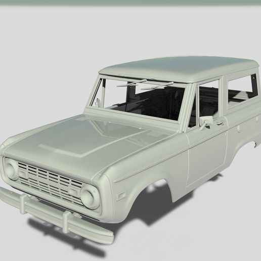 🚙 RC body Ford Bronco 275mm wheelbase RC4WD STL 3d model files・ STL ...