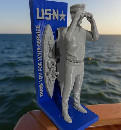 🎨 Tribute to Navy・ STL File for 3D printing・Cults
