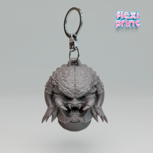 3D file Predator Keychain | Flexi Print 🗝️ ・Template to download and 3D ...