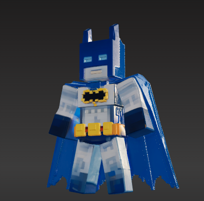 🎨 Minecraft Batman Fan Art・ STL File for 3D printing・Cults