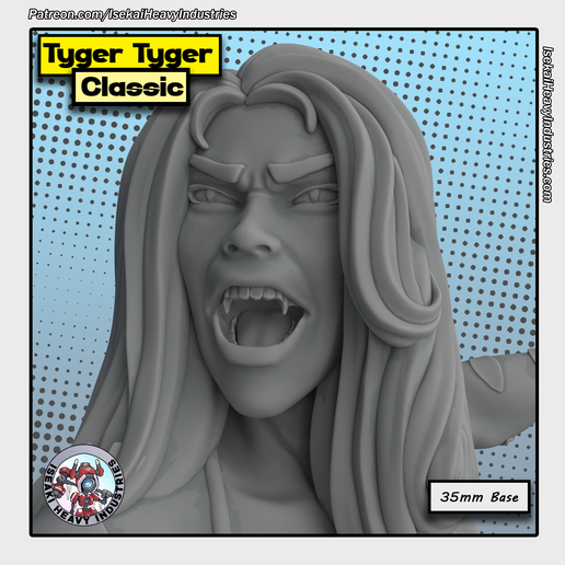 🦸 Tyger Tyger・ 3D File for ・Cults