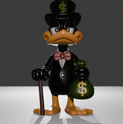 🤑 Rich lucas duck・ STL File for 3D printing・Cults