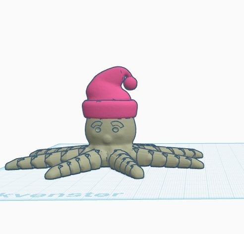 GCODE file octopus santa x2 🐙 ・3D printable model to download・Cults