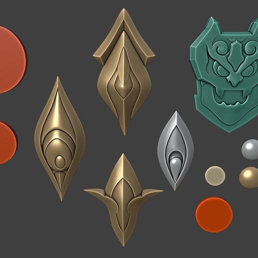 ⭐ Blade Star Rail prop cosplay set 3d model (stl file) for printing ...