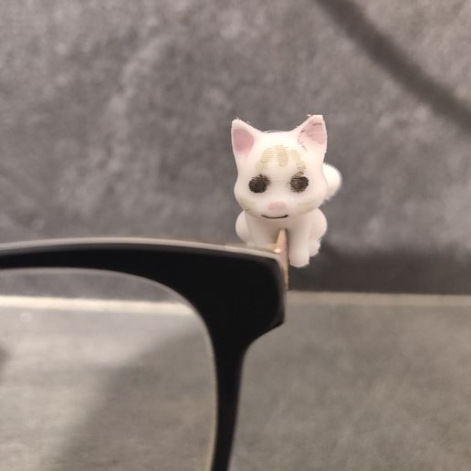🐱 Cute Cat Glasses Accessory - 3D Printable・ STL File for 3D printing・Cults