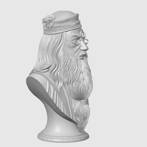 👤 Albus Dumbledore - El Sabio Director Busto Imprimible 3D | Escultura ...
