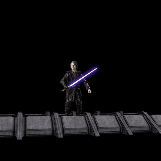 ⭐ Star Wars Mustafar Duel Diorama 2 (Lava Collection Arm) for 3.75" and ...