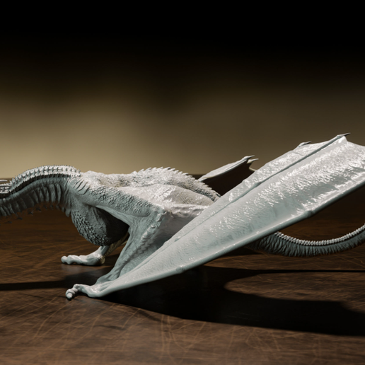 🐉 Syrax Dragon - House of the Dragon・ 3D File for 3D printing・Cults