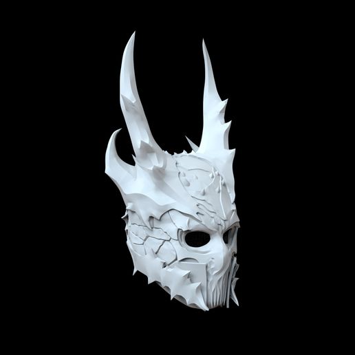 🪖 Baldur's Gate 3 Helldusk Demon Legendary Full Wearable Helmet・ 3D ...