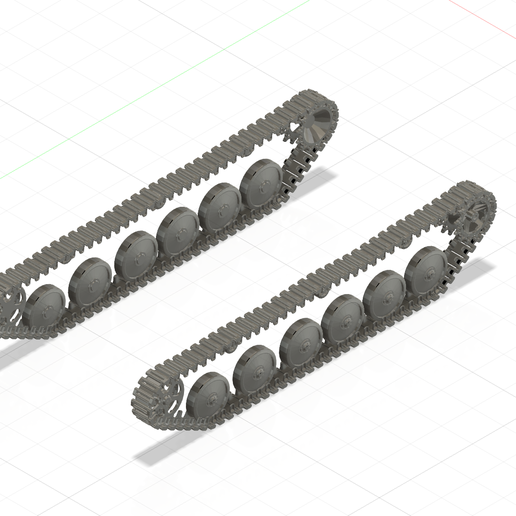 🪖 BMP-1 track(wheel set)・ OBJ File for 3D printing・Cults