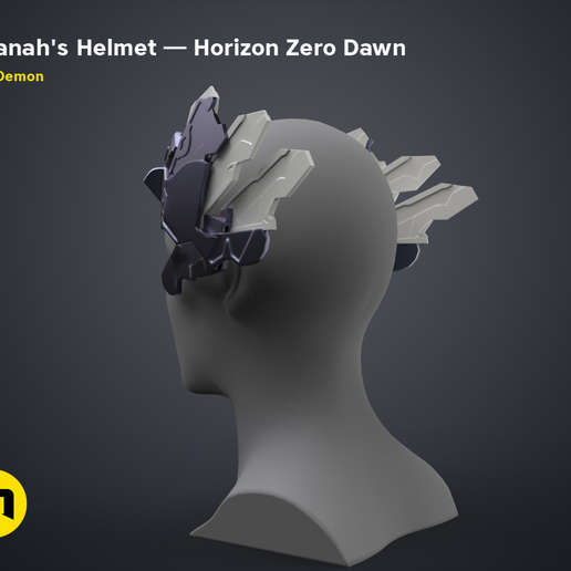 🪖 Talanah's Helmet — Horizon Zero Dawn・ 3D File for ・Cults