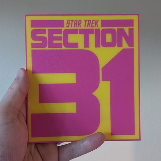 🖖 Section 31 Logo・Free STL File for 3D printing・Cults