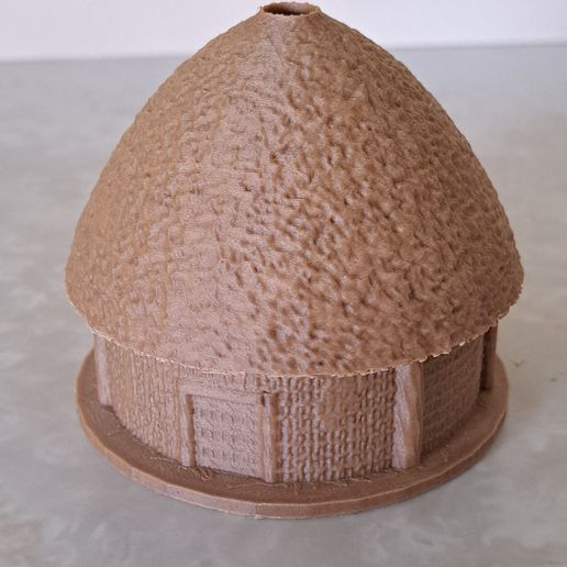 STL file Round Hut 🛖 ・3D printer design to download・Cults