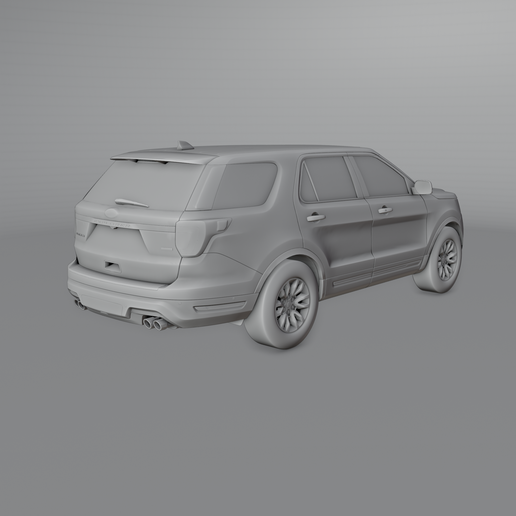 STL file Ford Explorer 2016 🚙 (OBJ)・3D printing idea to download・Cults