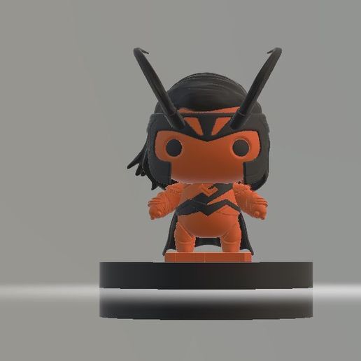 👧 3D Stylized Warrior Heroine Figure 3D printable model・ STL File for ...