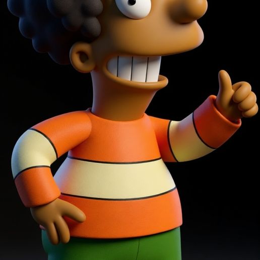 👾 Figura de Lewis Clark SImpsons・Arquivo STL para Impressão 3D・Cults