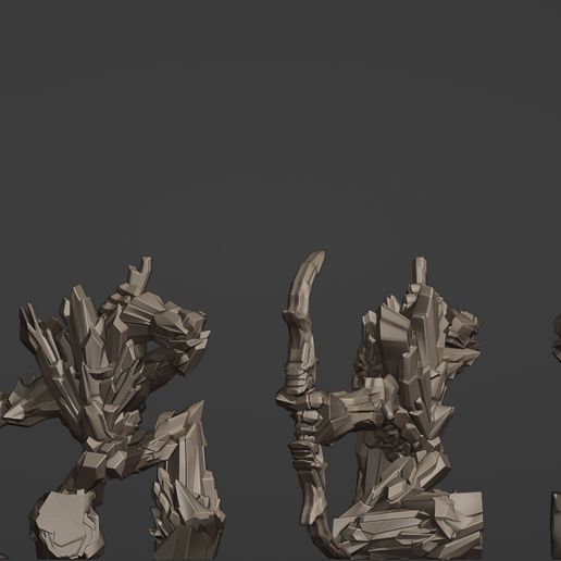 🔮 ELEMENTAL CRYSTAL CREEP ARCHER PRODUCT CODE: ECCA・ STL File for 3D ...