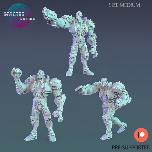 🛰 Space Cartel Leader Set ‧ Sci-Fi Miniature ‧ Wargame Miniatures ...