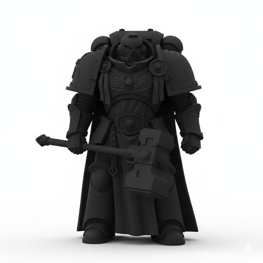 🔫 heavy weapons soldier, gothic sci-fi, corrupted warrior, corrupted ...