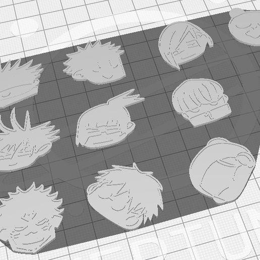 🐼 Jujutsu Kaisen Chibi・Free 3MF File for 3D printing・Cults