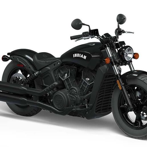🏍️ Indian Scout Bobber 1/64・ STL File for 3D printing・Cults