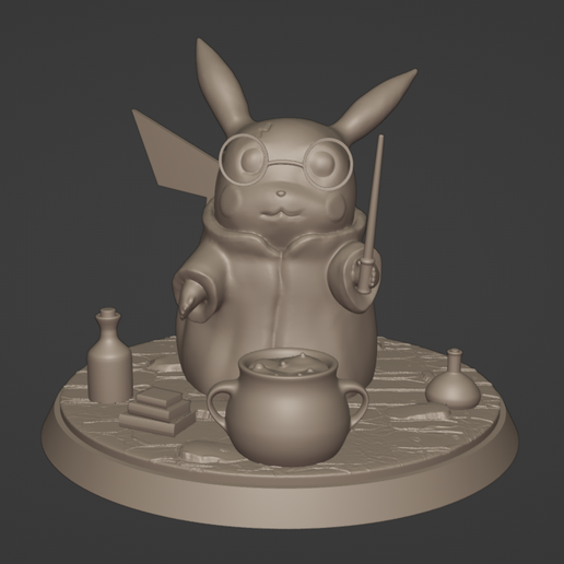 Archivo 3D Pikachu Harry Potter/ Christmas Pikachu 🎄 ・Modelo de ...