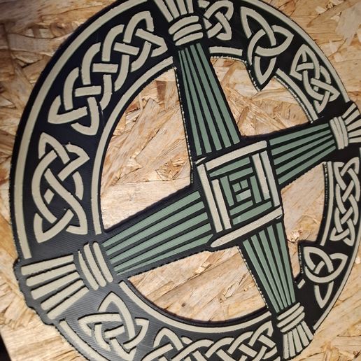 St Brigids Cross - Custom Design・ 3MF File for 3D printing・Cults