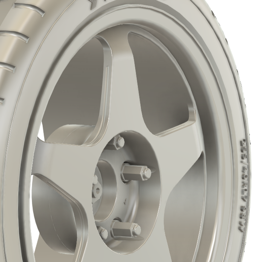 🥄 1/24 17x9.5 Spoon SW388 5x114.3 wheels・ 3D File for 3D printing・Cults