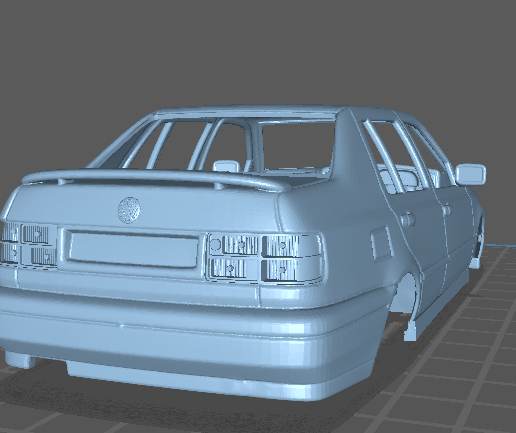 🚗 VW Jetta VR6 Fully Printable Model・ STL File for 3D printing・Cults