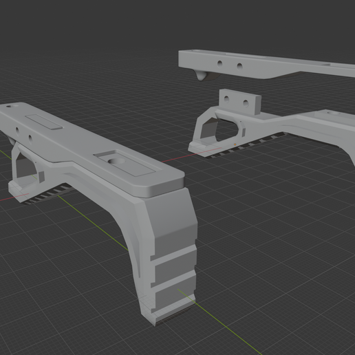 ⚽ FX-9 Angled Fore Grip・ STL File for 3D printing・Cults