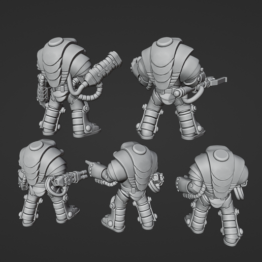 🛰 The Apex Ultra Heavy Infantry (Mystic Space, 15/18mm)・ STL File for ...