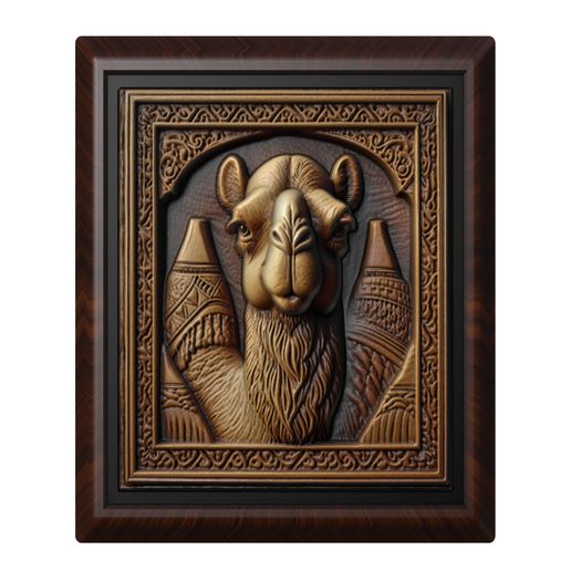 3D file Camel animal wall art relief wall decor 🐪 ・3D print object to ...