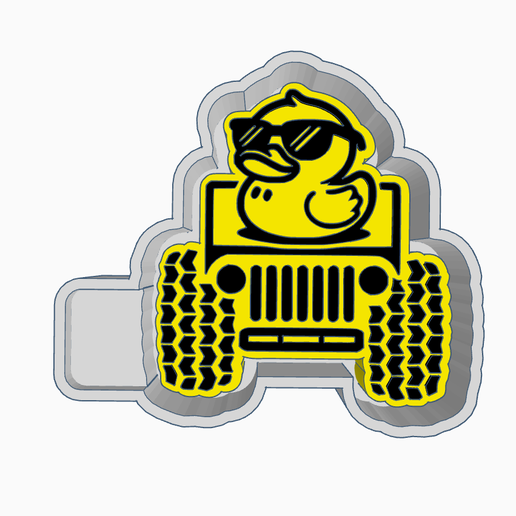 🦆 Jeep and Duck Freshie Housing・ STL File for 3D printing・Cults
