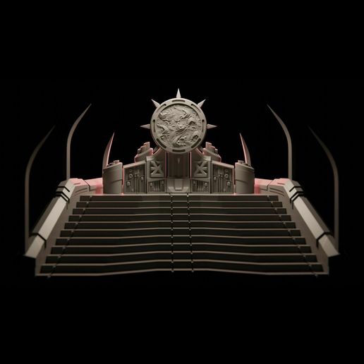 🍖 Meat Wall Shrine Space Chaos Knight Tabletop Terrain・ STL File for ・Cults