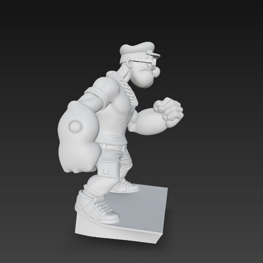 🧸 3D Printable Urban Popeye (Popeye – Streetwear & Hip-Hop Style)・ STL ...