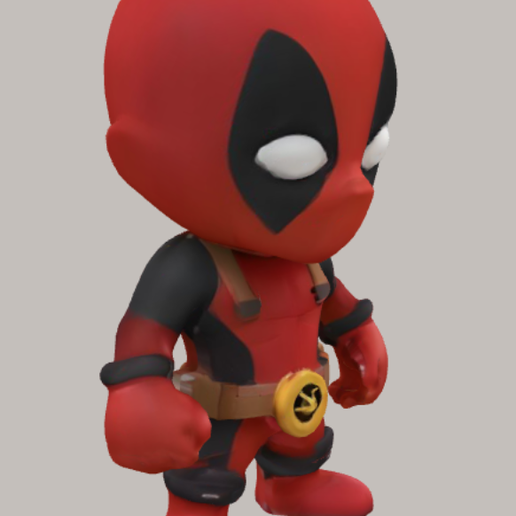 3D file Mini Dead Pool 😵 ・3D printer design to download・Cults